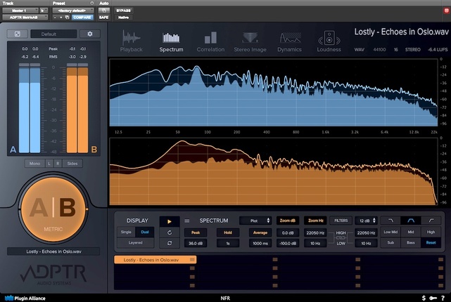 New Music Gear Monday: ADPTR Audio Metric AB Mix Comparison Plugin - Bobby Owsinski's Music ...