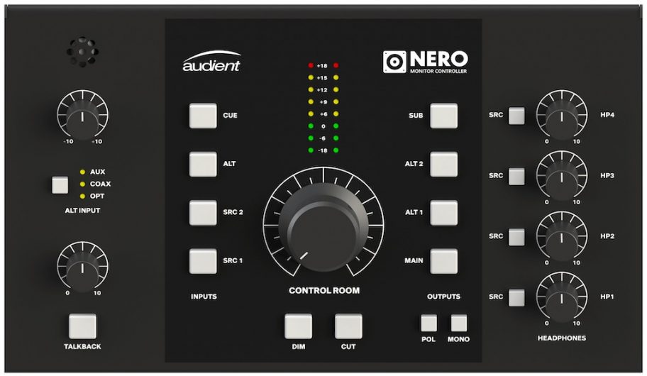 New Music Gear Monday: Audient Nero Desktop Monitor Controller - Bobby ...