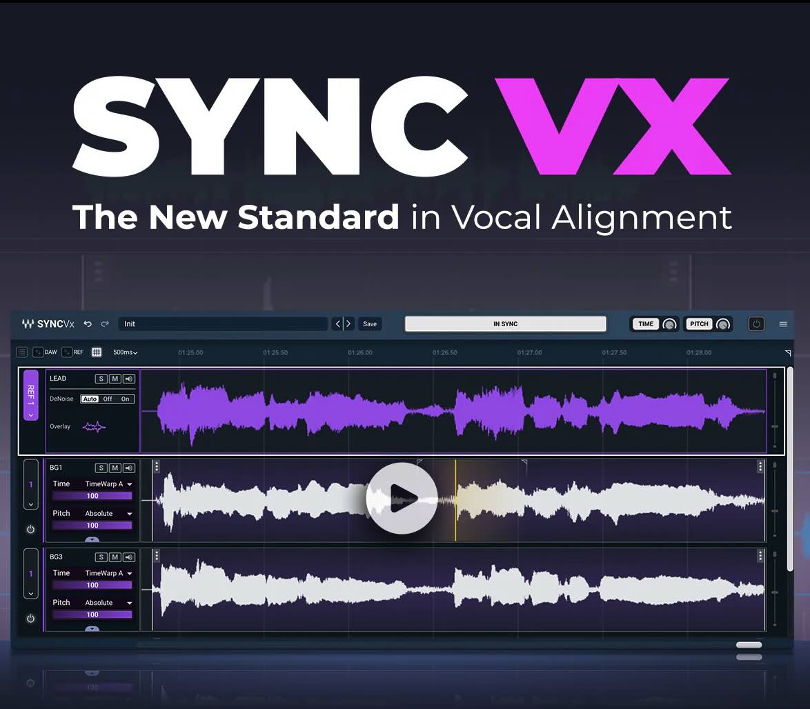 New Music Gear Monday: Waves Sync-VX Vocal Alignment Plugin - Bobby ...